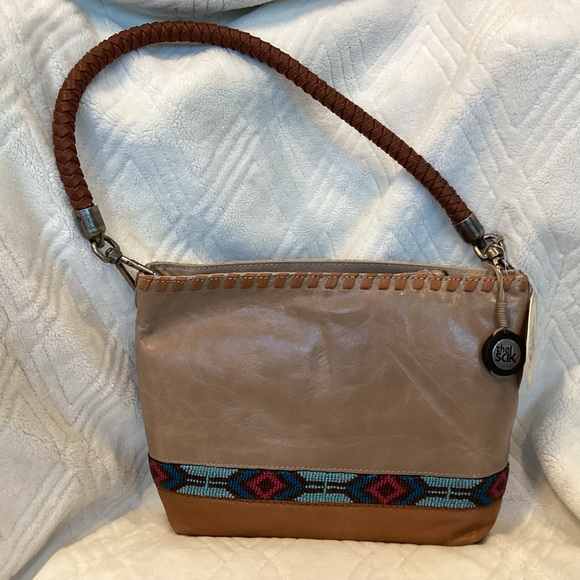 The Sak | Bags | The Sak Beaded Shitake Indio Leather Small Shoulder ...